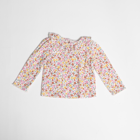 wonder nation | Shirts & Tops | Wonder Nation Floral Blouse With Ruffle ...